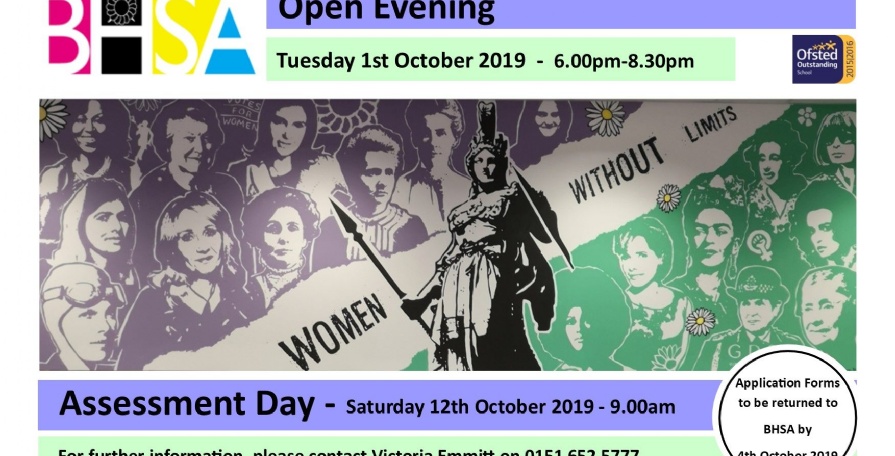 Open Evening & Assessment Day - Birkenhead High School Academy